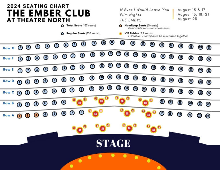 The Ember Club Seating Chart – The Emberlight Festival